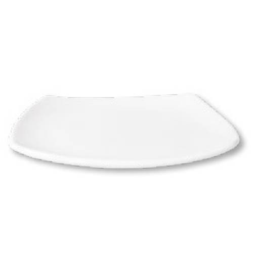 PRIMA - WHITE - SQUARE PLATE - 23CM (12) | Euro Shop Equipment