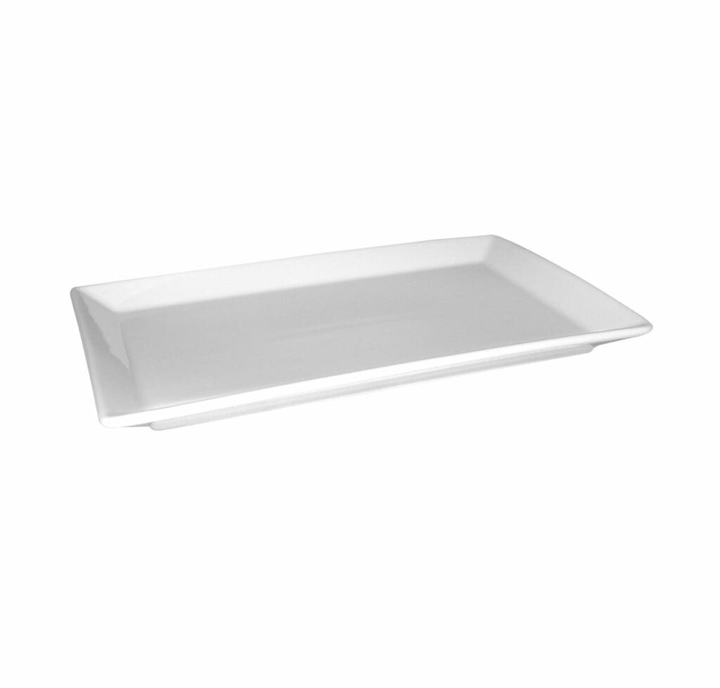 PRIMA - WHITE - RECTANGULAR TRAY - 33.5 X 20CM (12) | Euro Shop Equipment