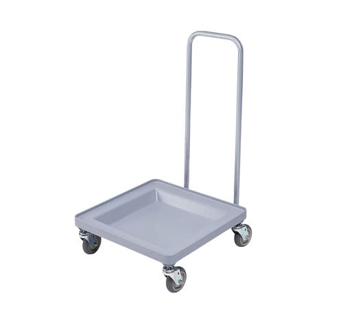 RACK MOBILE DOLLY - GLASS RACK DOLLY WITH HANDLE | Euro Shop Equipment