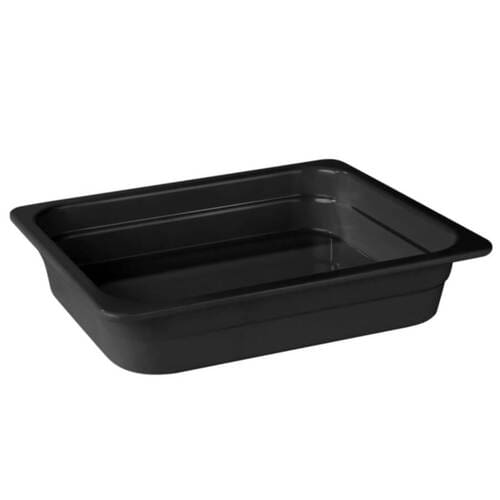INSERT MELAMINE HALF (GN1/2) 65MM - BLACK | Euro Shop Equipment